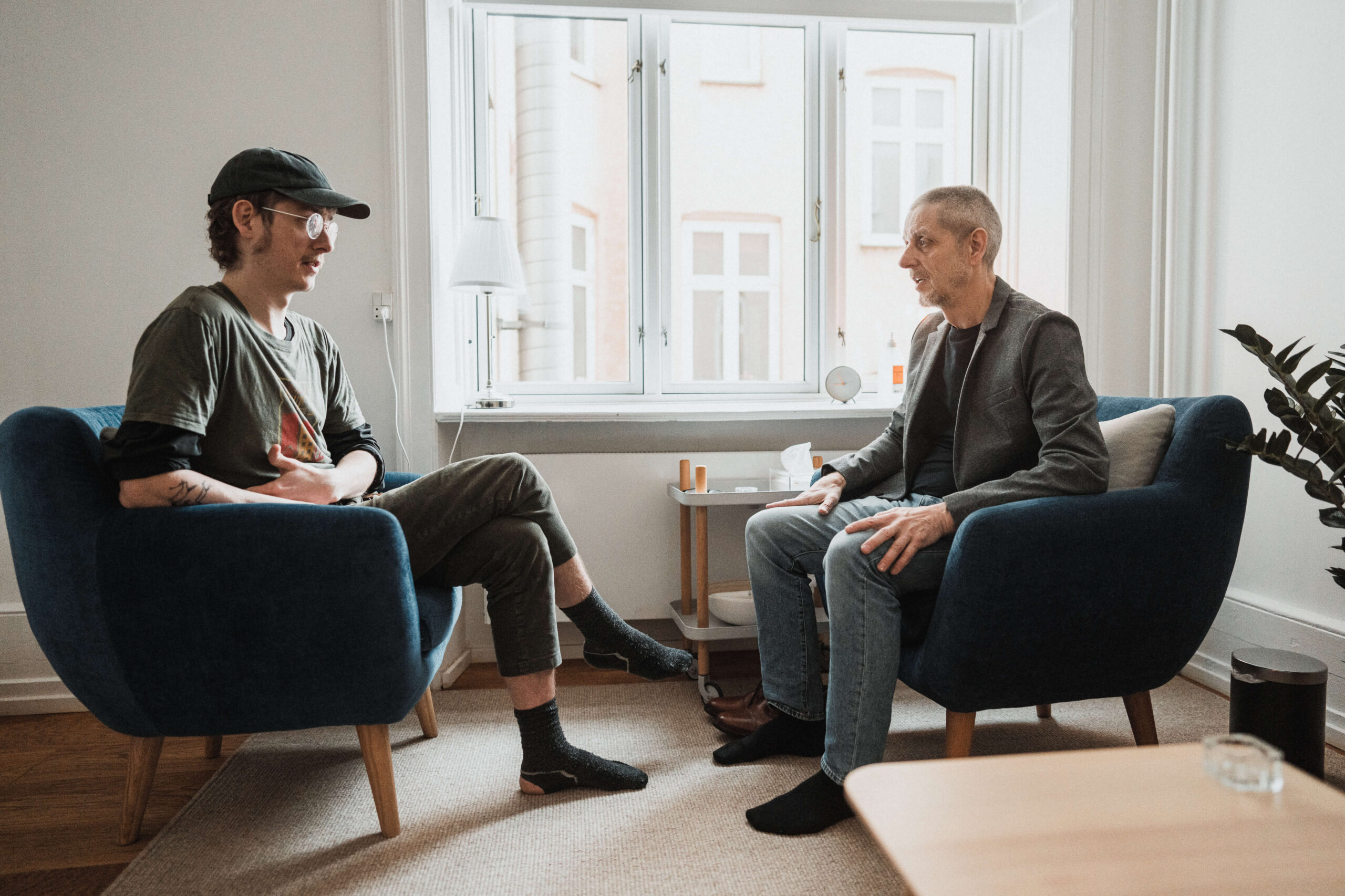 Depression? Book psykoterapi, samtale og støtte.